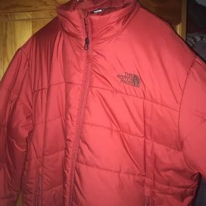 The North Face | Jackets & Coats | Red North Face Jacket Xl Worn Once ...